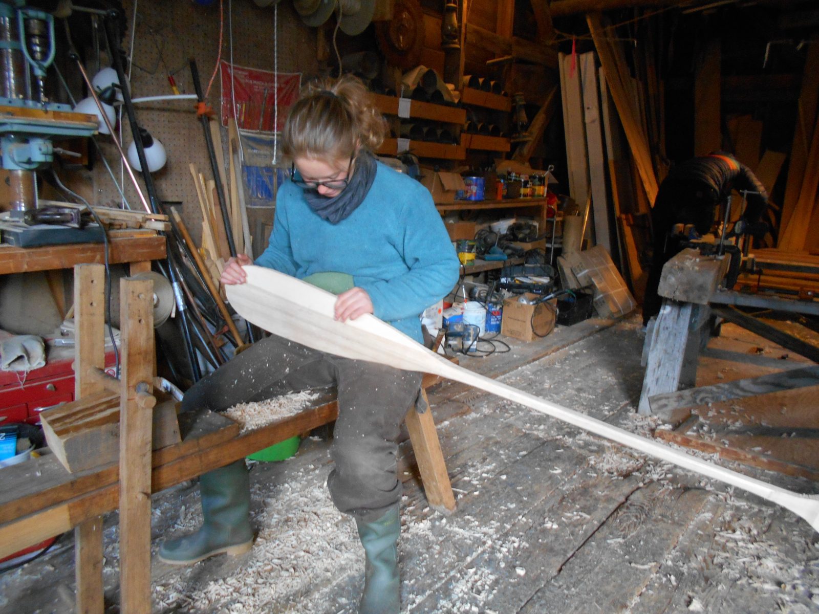 Paddle Making - Mahoosuc Guide Service